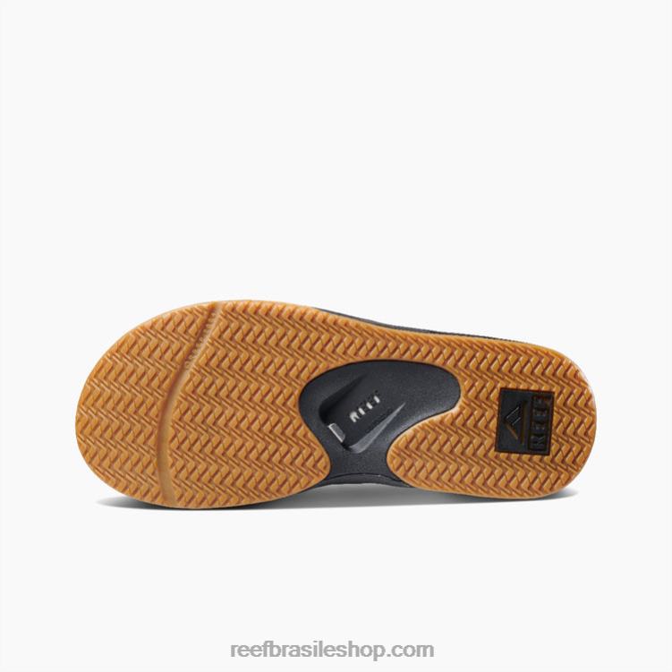br Reef abanando homens prata negra 6N0JF323 [6N0JF323] : Conforto e ...